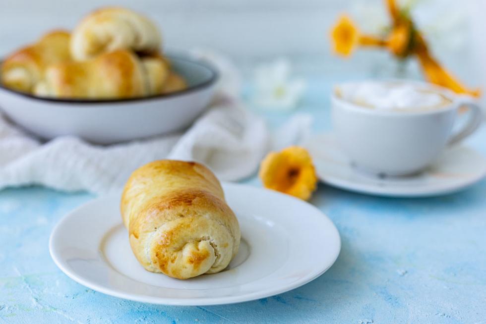 Mini-Fluffies mit Kinderschokoladenfüllung mit dem Thermomix